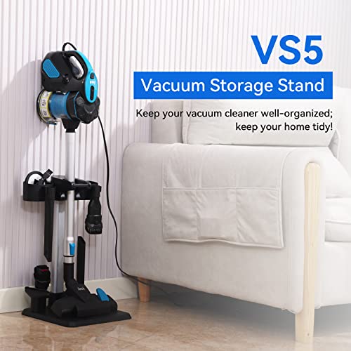 INSE Vacuum Storage Stand, Vacuum Cleaner Stand with Accessory Holders, Universal Vacuum Stand for Stick Vacuum Cleaner