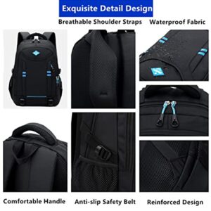 Rolling Backpack for Boys Trolley Bags for Primary Middle School Roller Bookbag with Wheels Travel Back Pack for Teen Girls