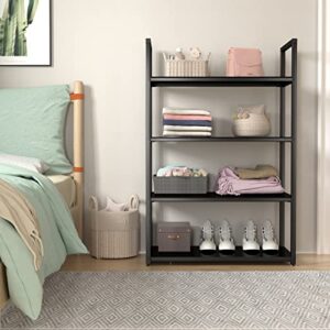 zizin Storage Shelf Storage Rack Acrylic Shelving Unit Storage Shelves,Standing Shelf Units for Home,4-Tire