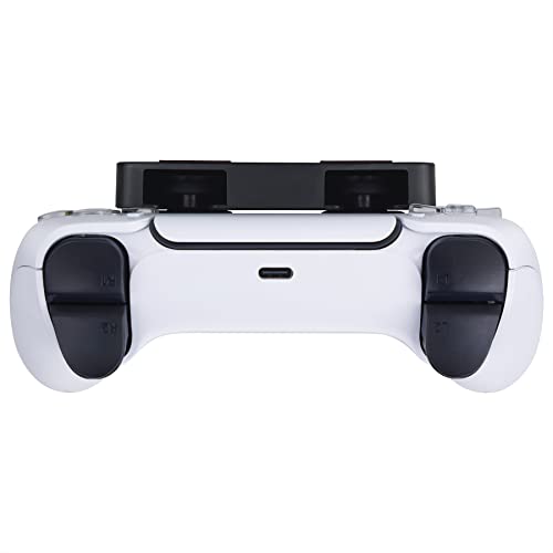 PlayVital Under Desk Controller Stand for ps5, Controller Table Mount for ps4 Controller, Controller Desk Holder Controller Organizer Display Stand Gaming Accessories for ps5/4 - Black