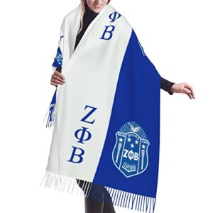 1920 sorority gifts paraphernalia for women fall winter cashmere feel scarf large long shawl wrap soft warm big scarves