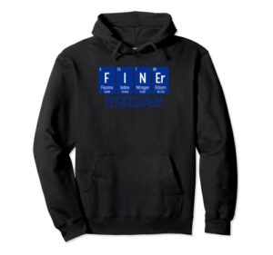 finer period periodical table life zeta phi beta line pullover hoodie