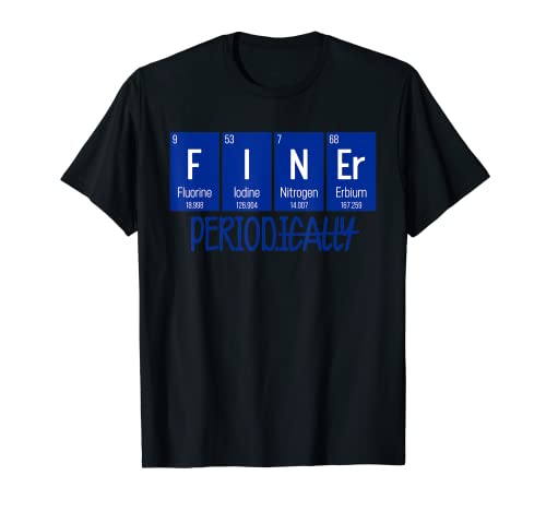 Finer Period Periodical Table Life Zeta Phi Beta Line T-Shirt