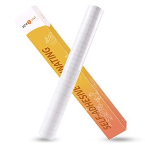 htvront clear self-adhesive laminating vinyl roll-12"x15ft non thermal laminating film,no machine needed clear vinyl laminate for stickers