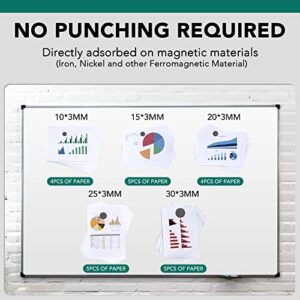 TRYMAG Small Magnets for Crafts with Adhesive Backing, 5 Different Size, 50Pcs Strong Round Circle Magnets Ceramic Industrial Magnets, Flat Ferrite Craft Magnets for Refrigerator, Button, Hobbies