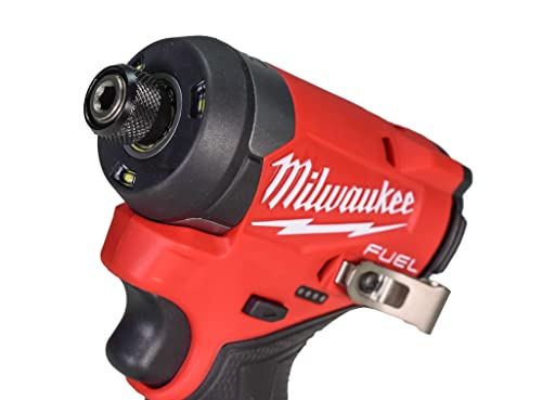 Milwaukee 3453-22 12V Fuel 1/4" Cordless Hex Impact Driver Kit with (2) 2.0Ah Lithium Ion Batteries, Charger & Tool Bag