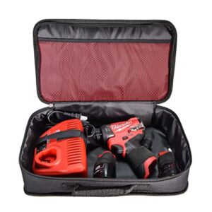 Milwaukee 3453-22 12V Fuel 1/4" Cordless Hex Impact Driver Kit with (2) 2.0Ah Lithium Ion Batteries, Charger & Tool Bag