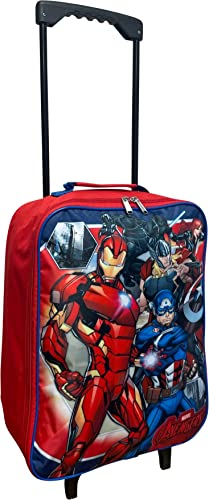 Ruz Marvel Avengers 15" Collapsible Wheeled Pilot Case - Small Rolling Luggage …