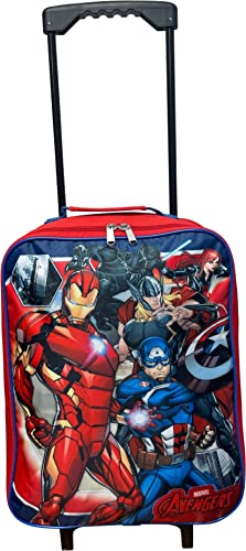 Ruz Marvel Avengers 15" Collapsible Wheeled Pilot Case - Small Rolling Luggage …