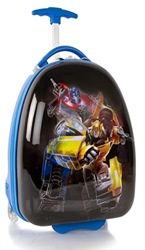 Heys Transformers Boy's 18 Inch Hardside Carry-on Luggage Wheeled Suitcase (Blue-Black)