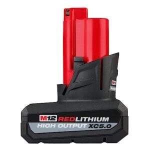 milwaukee electric tool m12 red lithium high output