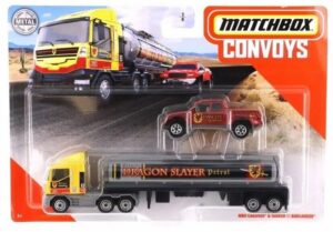 matchbox convoys mbx cabover & tanker, badlander semi truck