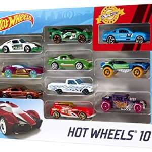 Hot Wheels City Ultimate Octo Car Wash Playset with No-Spill Water Tanks & 1 Color Reveal Car That Transforms with Water & Up & Set of 10 1:64 Scale Toy Trucks and Cars for Kids and Collectors