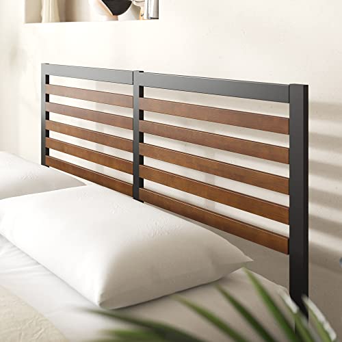 Zinus Kai Bamboo and Metal Platform Bed Frame with Headboard / No Box Spring Needed / Easy Assembly, King