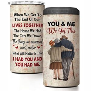 Valentines Day Gifts for Her, Him - Valentines Day Gifts for Wife, Husband - Anniversary, Birthday Gifts for Her, Him, Wife, Husband - Wife Gifts, Husband Gifts, Romantic Gifts for Her Can Cooler 16Oz