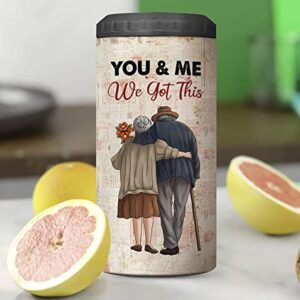 Valentines Day Gifts for Her, Him - Valentines Day Gifts for Wife, Husband - Anniversary, Birthday Gifts for Her, Him, Wife, Husband - Wife Gifts, Husband Gifts, Romantic Gifts for Her Can Cooler 16Oz