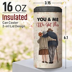 Valentines Day Gifts for Her, Him - Valentines Day Gifts for Wife, Husband - Anniversary, Birthday Gifts for Her, Him, Wife, Husband - Wife Gifts, Husband Gifts, Romantic Gifts for Her Can Cooler 16Oz