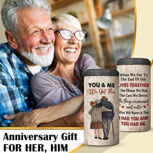 Valentines Day Gifts for Her, Him - Valentines Day Gifts for Wife, Husband - Anniversary, Birthday Gifts for Her, Him, Wife, Husband - Wife Gifts, Husband Gifts, Romantic Gifts for Her Can Cooler 16Oz