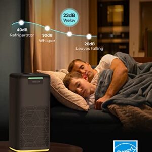 Welov P200S Air Purifiers for Home Large Room with An Extra H13 True HEPA Filter Bundle