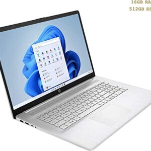 HP 2022 Latest Laptop - 12th Gen Inter Core i7-1255U - 17.3" Diagonal, HD+ (1600 x 900) - Touch - 32GB DDR4-2TB PCIe NVMe SSD - Backlit Keyboard - WiFi 6 - HDMI1.4b - Webcam - Windows 11 Home