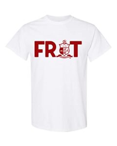 kappa alpha psi chapter 2 frat t-shirt (as1, alpha, l, regular, regular, white)