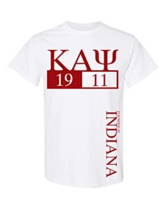 kappa alpha psi chapter 14 founded at t-shirt (as1, alpha, s, regular, regular, white)