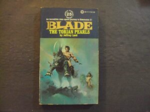 blade the torian peals pb jeffrey lord 1st print 1st ed 9/77