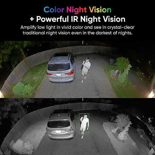 WYZE Cam Floodlight Pro with 3000 Lumen LEDs, Wired 2.5K QHD IP65 Outdoor Smart Security Camera, Color Night Vision, 180° FOV with Customizable AI Motion Detection, 105dB Siren, Two-Way Audio, Black