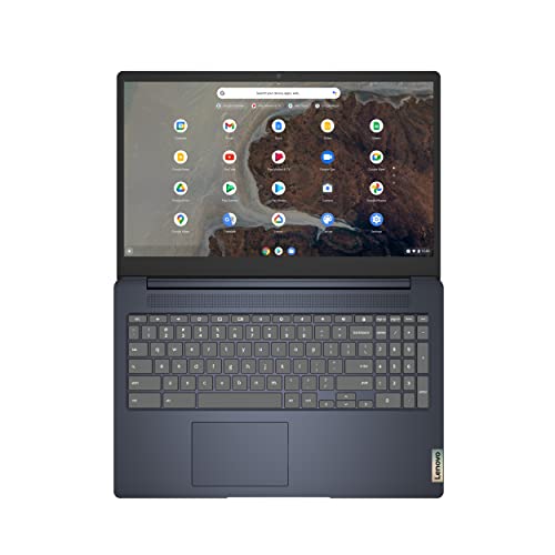 Lenovo 3i Chromebook - 2023 - Everyday Notebook - Chrome OS - 15.6" Full HD - 8GB Memory - 64GB Storage - Intel Celeron N4500 - Abyss Blue