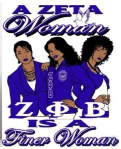 zeta phi beta finer woman composition notebook wide ruled 100 pages