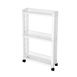 bhvxw kitchen shelf organizer wheels trolley bathroom gap storage rack sundries storage rack pulley living room ( color : d , size : 1pcs )