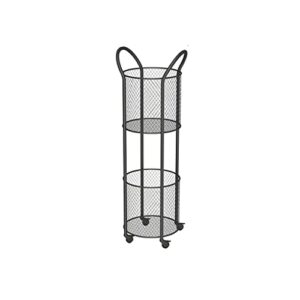 tjlss nordic racks floor-standing iron art wheeled trolley light living room gold storage rack two-layer storage shelf (color : d, size : 30 * 90 * 27cm)