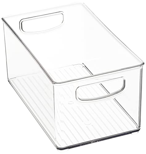 iDesign Plastic Organizer Set Linus Kitchen Storage Bins, Clear