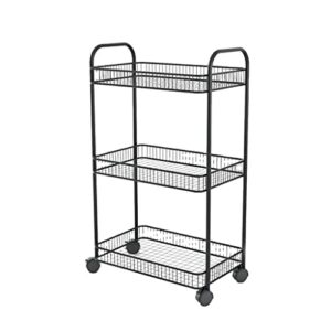 zhuhw cart rack living room storage rack bathroom kitchen floor rack with wheels (color : d, size : 76cm*40cm)