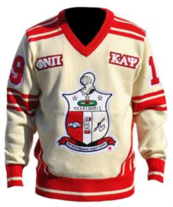 kappa alpha psi v-neck sweater 1911 [4xl] crimson red