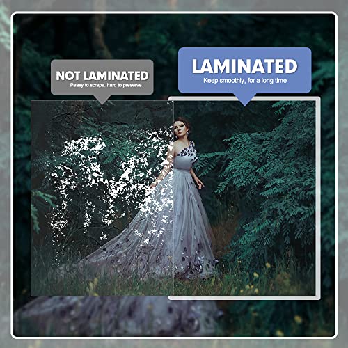 Laminating Sheets, PANDRI 200 Pack Thermal Laminator Pouches Holds 8.5 x 11 Inch, 3 Mil Clear Laminator Paper 9 x 11.5 Inch, Letter Size