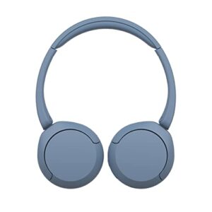 Sony WH-CH520L Wireless Bluetooth Headphones - Up to 50 Hours Battery Life with Quick Charge Function, On-Ear Model - Matte Blue