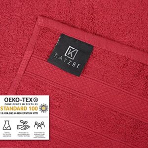 ZUPERIA Classic Hand Towels - 10 Pack - 16" x 28" - Ultra Soft 100% Cotton Large Bathroom Towels, Highly Absorbent Towel for Bathroom, Ideal for Pool, Home, Gym, Spa, Hotel (Assorted)