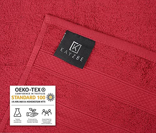 ZUPERIA Classic Hand Towels - 10 Pack - 16" x 28" - Ultra Soft 100% Cotton Large Bathroom Towels, Highly Absorbent Towel for Bathroom, Ideal for Pool, Home, Gym, Spa, Hotel (Assorted)