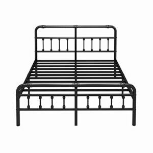 Hearicx Queen Bed Frame with Headboard & Footboard - Easy Assembly Heavy Duty Metal Platform with Premium Steel Slat Support，No Box Spring Needed，Noise-Free，12-Inch Under Bed Storage