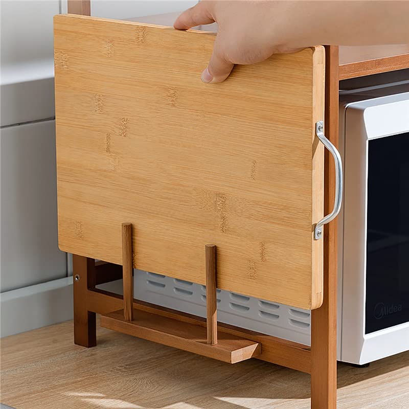 LIRUXUN Kitchen Countertop Storage Rack Multilayer Adjustable Shelf Suitable ( Color : E , Size : 67cm*55cm )