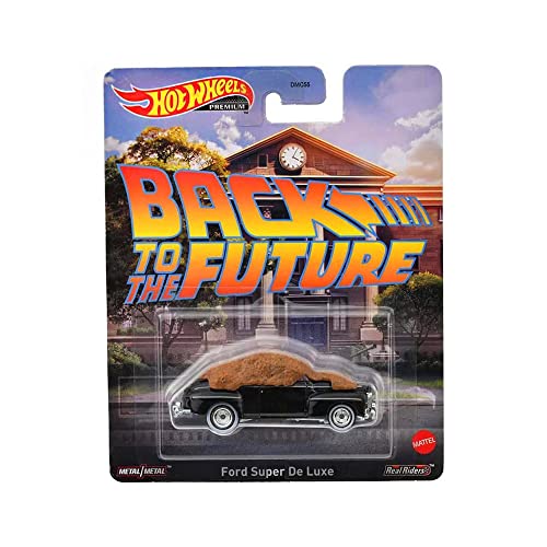 Hot Wheels HKC25 Retro Entertainment Back to The Future - Ford Super Deluxe [Ages 3 and Up]