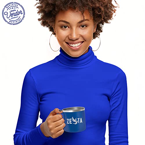 Bad Bananas BBGreek Zeta Phi Beta Sorority Paraphernalia - 14 oz Insulated Mug - Official Vendor - Never Underestimate