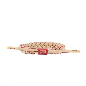 kappa alph psi faternity - phi nu pi - adjustable paracord bracelet (7.5" to 8.75" inches)