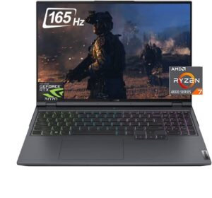 lenovo latest legion 5 pro 16" 165hz qhd ips gaming laptop, amd ryzen 7 5800h, 32gb ram 1tb pcie ssd, nvidia geforce rtx 3070 8gb, wi-fi, webcam, rgb backlit keyboard, windows 11 home, grey