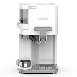 cuisinart soft serve ice cream machine- mix it in ice cream maker for frozen yogurt, sorbet, gelato, drinks 1.5 quart, white, ice-48