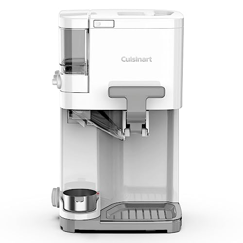 Cuisinart Soft Serve Ice Cream Machine- Mix It In Ice Cream Maker for Frozen Yogurt, Sorbet, Gelato, Drinks 1.5 Quart, White, ICE-48