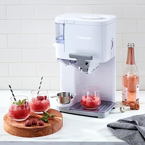 Cuisinart Soft Serve Ice Cream Machine- Mix It In Ice Cream Maker for Frozen Yogurt, Sorbet, Gelato, Drinks 1.5 Quart, White, ICE-48