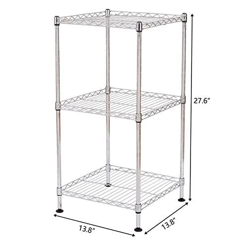 DDOY Shelves for Storage Utility Shelf Storage Shelf Space Saver Wire Shelf Shelf Storage Wire Rack Shelving Metal Rack Shelves for Closet Organization