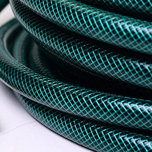 Darnassus PVC Garden Hose 1/2 Inch, Flexible Water Hose with Brass Fittings, No Leaking, Heavy Duty, for Household, Outdoors, Lawns, Patio (15 FT, Green)